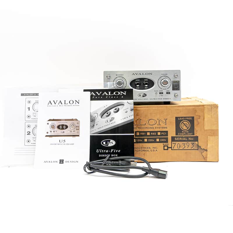 Avalon U5 Class A Instrument DI/Preamp | Mint w/ | Reverb Australia