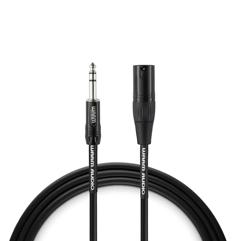 Warm Audio Pro Series XLR Male to 1/4" TRS Male Cable - 6' | Reverb