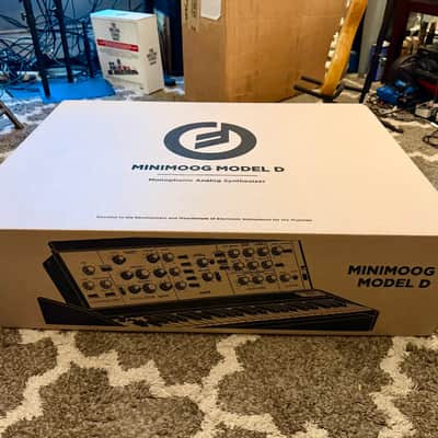Moog Minimoog Model D Reissue Appalachian Cherry 44-Key | Reverb