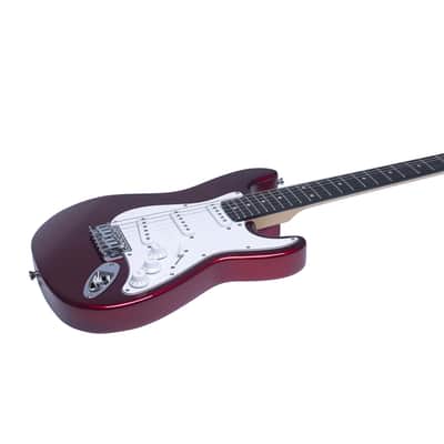 EKO GUITARS ST-100 3/4 Chrome Red | Reverb