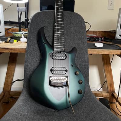 Mint Ernie Ball Music Man Majesty 7 | 2018 - Arctic Dream | Reverb