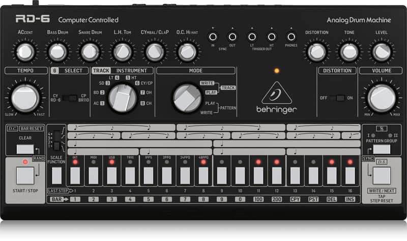Behringer RD-6 Analog Drum Machine | Reverb