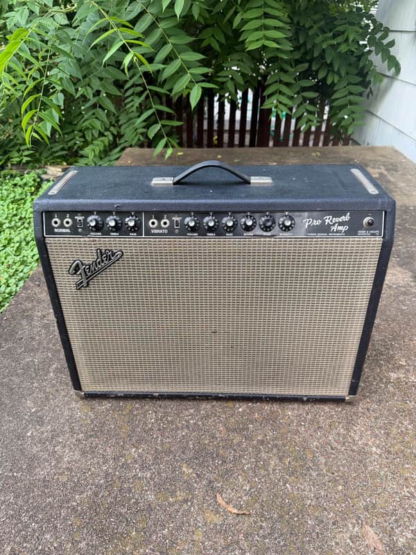 Fender Pro Reverb 2-Channel 40-Watt 2x12" Guitar Combo 1965 - | Reverb