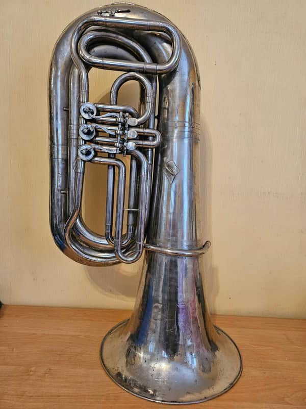 Tuba “Bb" Soviet 3 Valves Brass Pipe Wind Instrument Horn | Reverb