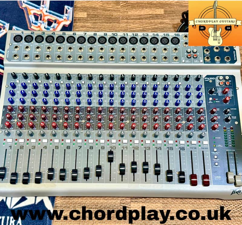 Peavey PV 20 20 Channel USB Mixer | Reverb UK