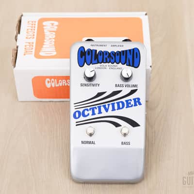 Sola Sound Colorsound Octivider David Main DAM, Mint w/ Box | Reverb