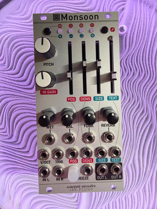 Monsoon (12hp Mutable Instruments Clouds) | Reverb