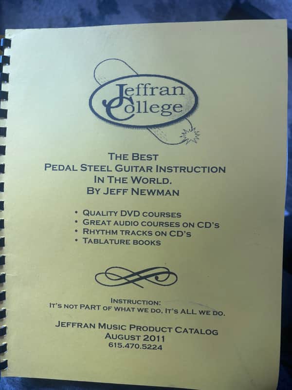 Jeff Newman , compete coursewear catalog Pedal Steel Guitar | Reverb