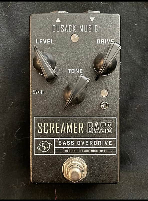 Cusack Music Screamer Bass Black Overdrive | Reverb