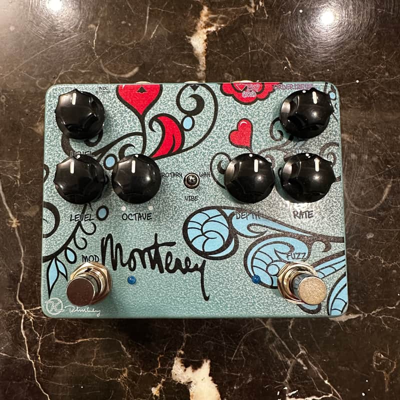 Keeley Monterey Rotary Fuzz Vibe 2016 - Present - Blue / | Reverb