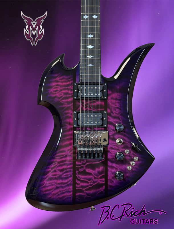 B.C. Rich Custom Shop Mockingbird SL 2025 - Purple Burst | Reverb