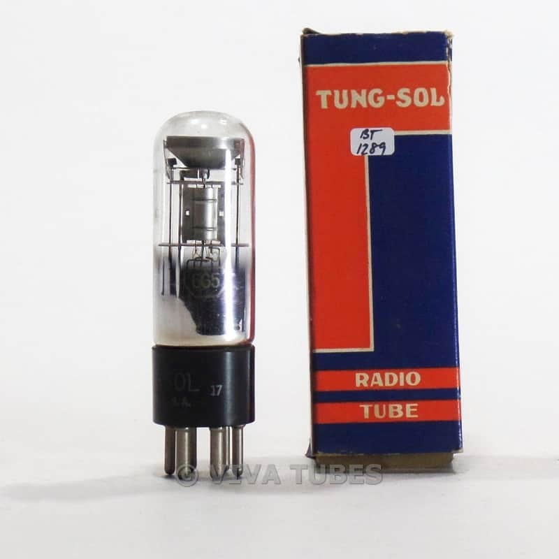 True NOS NIB Vintage Tung-Sol USA 6U5/6G5 Tubular Shape | Reverb UK