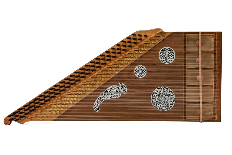 Arabic Qanun by Yasser Khadir, Walnut Wod, Shami Kanun with | Reverb