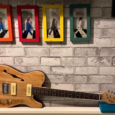 Michael Kelly 59 Thinline Spalted Maple | Reverb