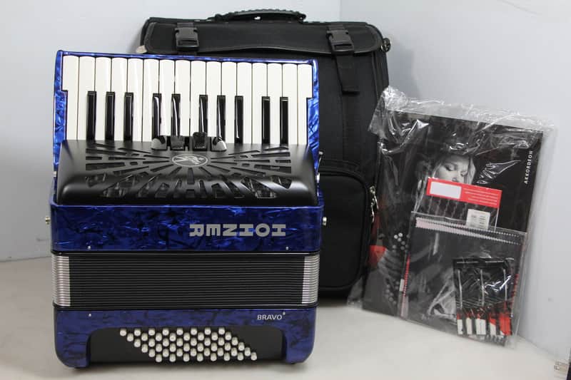 Hohner Bravo II 26 Key 48 DBL Bass Accordion | Reverb
