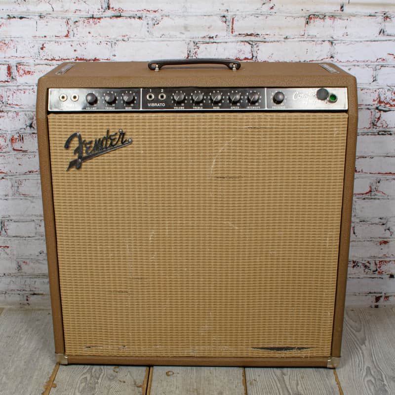 Fender - 1961 Concert 4x10 Guitar Amplifier Combo Brown w/ | Reverb