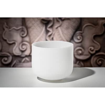 Meinl Sonic Energy White-Frosted 9 inch Crystal Singing Bowl | Reverb
