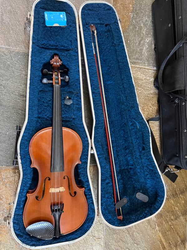 Violin, 4/4 size. with case and bow. Schiller brand | Reverb