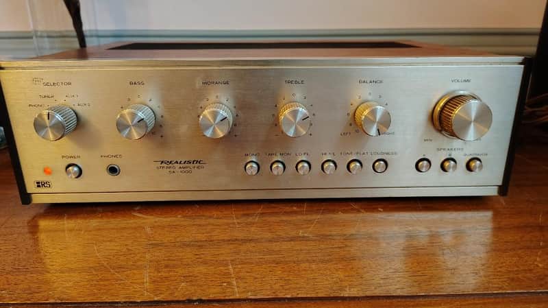 Realistic SA1000 integrated amplifier in very good condition | Reverb