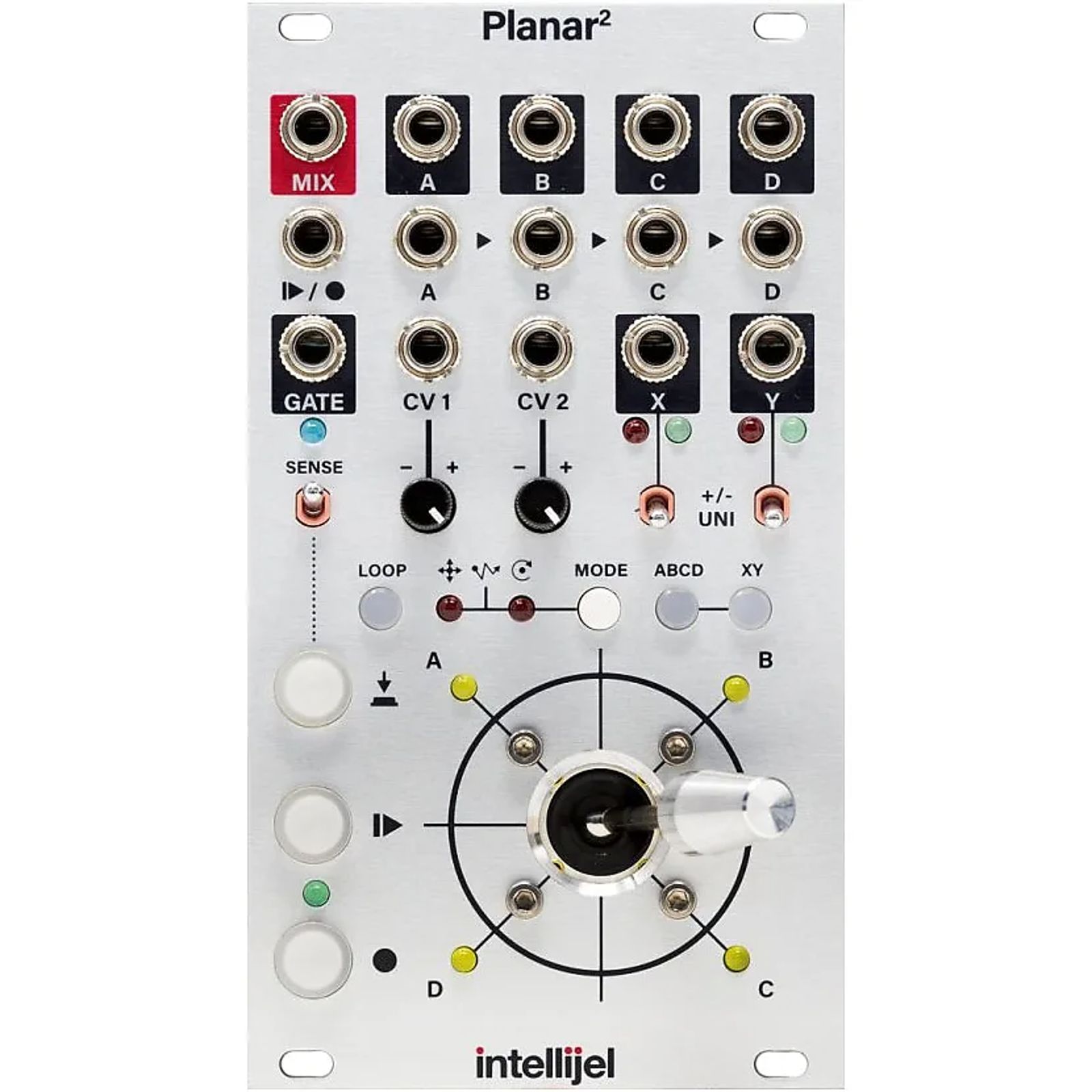 Intellijel Planar 2 Vector Joystick Eurorack Synth Module | Reverb