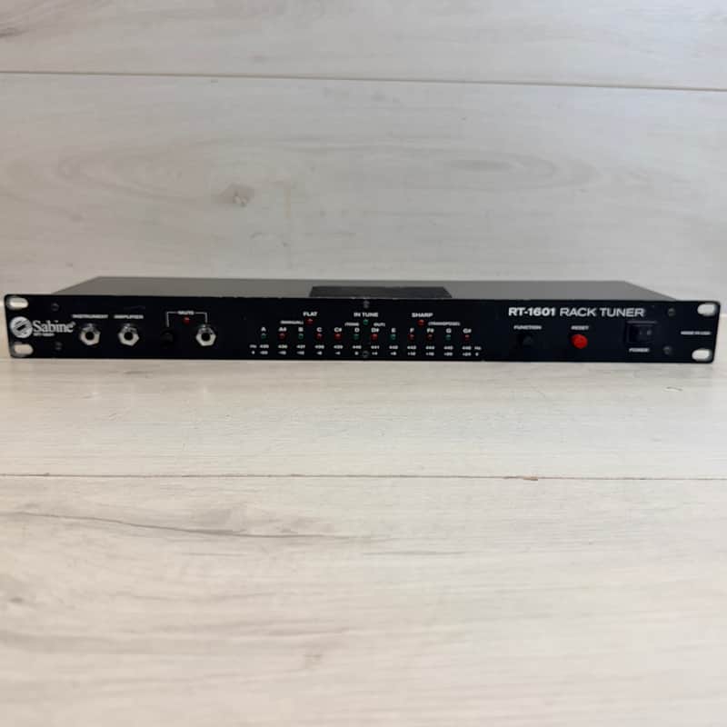 Sabine RT-1601 Rack Tuner – Made in USA – Vintage 1U LED | Reverb