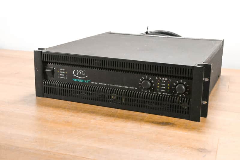 QSC PowerLight 6.0 PFC Power Factor Corrected 2-Channel Power | Reverb