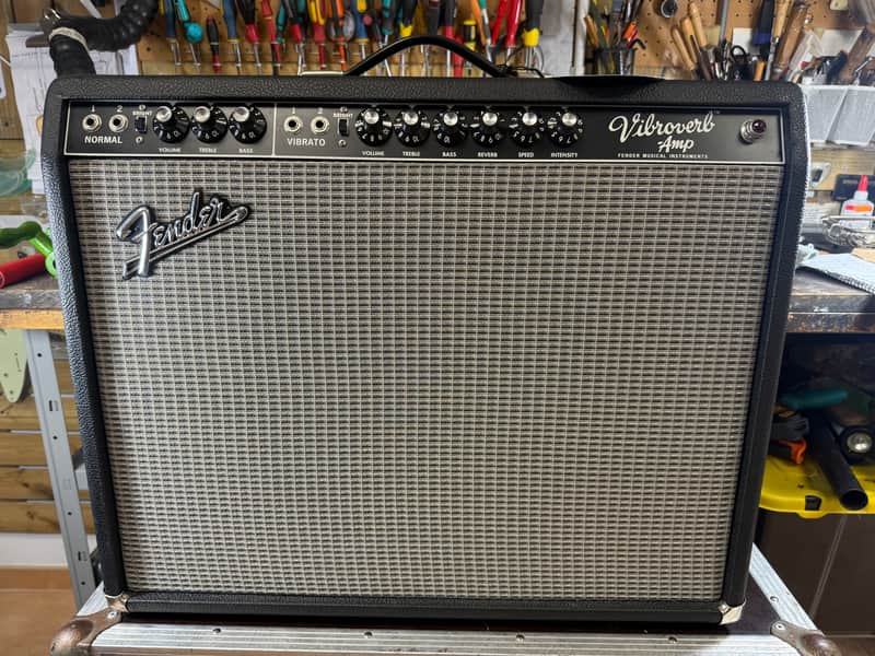 Fender Vibroverb Custom tube amplifier César Díaz MOD 2004 | Reverb
