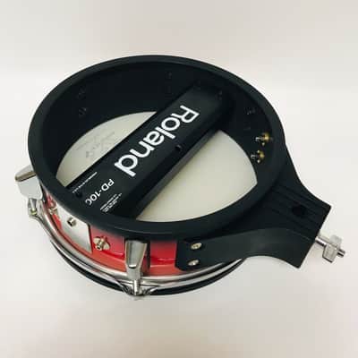 Roland PD-100 Red 10” Mesh Snare Tom Pad w Clamp PD100 | Reverb