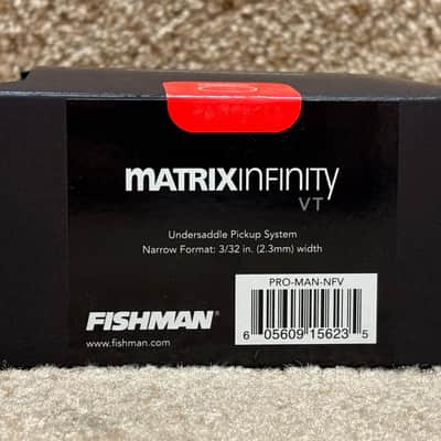 Fishman Matrix Infinity VT Undersaddle Pickup Acoustic Narrow | Reverb