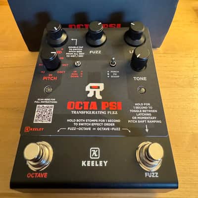 Keeley Octa Psi Transfigurating Fuzz 2024 - Black | Reverb
