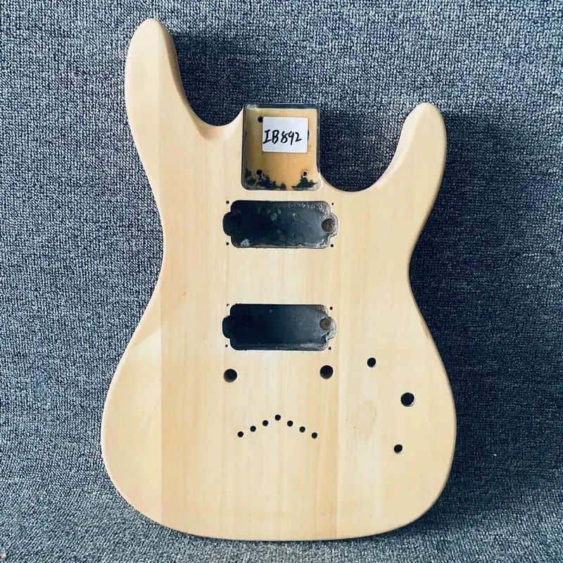Basswood 7 String Guitar Body, String Through Bridge | Reverb
