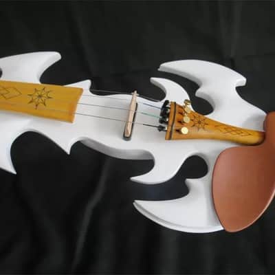 New White color SONG 4/4 electric violin maple wood | Reverb Canada