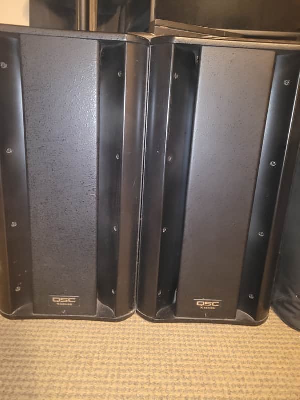 QSC Ksub 1000 Watt Dual 12” Powered Sub | Reverb