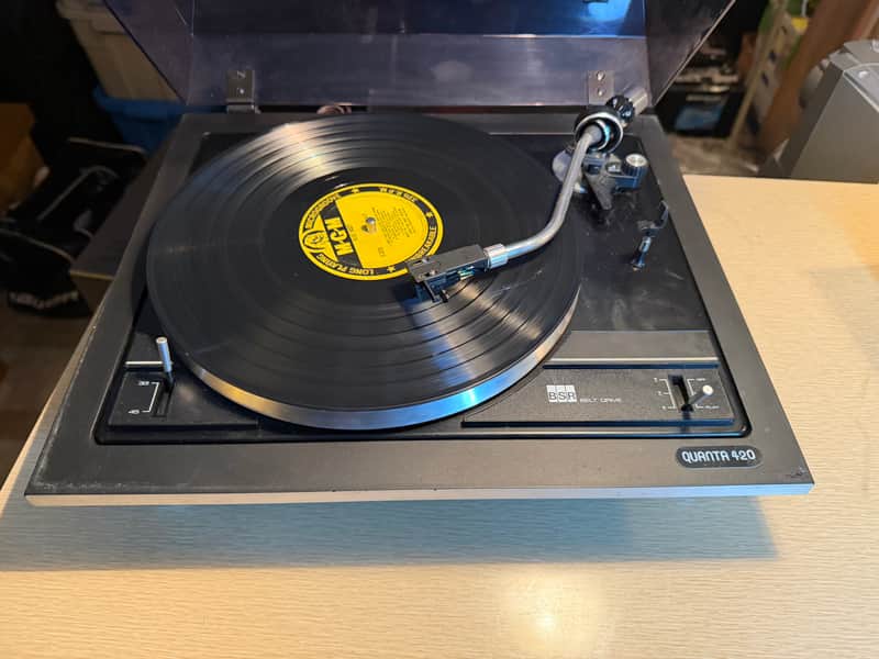 BSR Quanta 420 Belt Drive Drive Turntable VTG Rare Serviced | Reverb