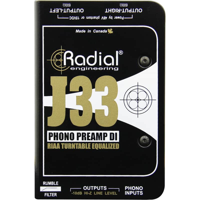 Radial J33 Turntable Preamp (B-Stock) | Reverb Australia