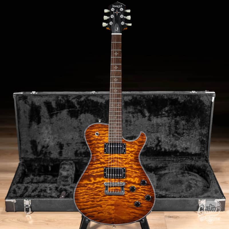 2023 Knaggs Kenai T1 Quilt Top Flame Maple Neck & Rosewood | Reverb