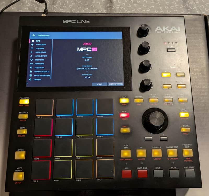 Akai MPC One Standalone MIDI Sequencer 2020 - Present - Black | Reverb