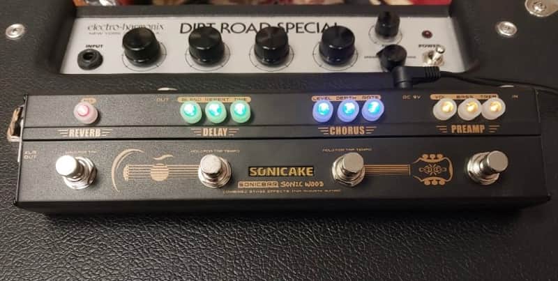 SONICAKE Sonic Wood Acoustic Multi FX Pedal | Reverb