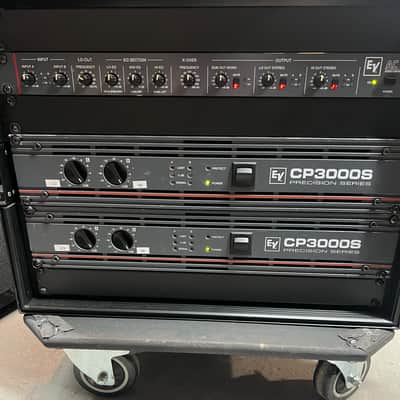 EV Dual Power Amp Rack; CP3000S, AcOne controller, I/O panel | Reverb