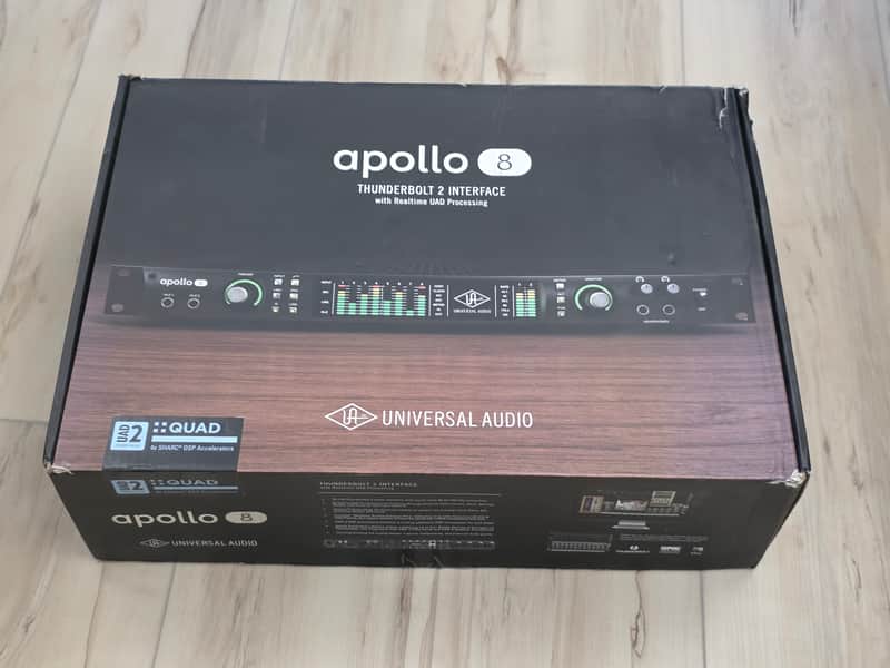Universal Audio Apollo 8 Quad + Apollo 16 + UAD-2 Satellite + | Reverb