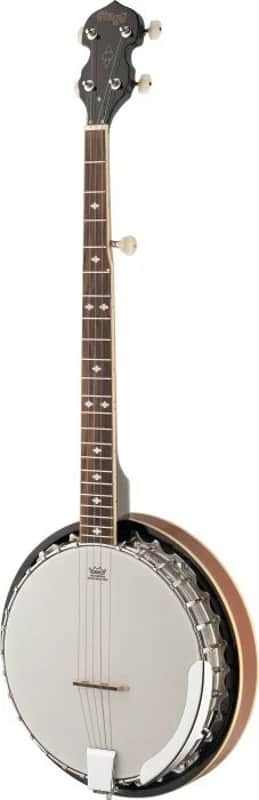 5-string Bluegrass Banjo Deluxe with metal pot, left-handed | Reverb