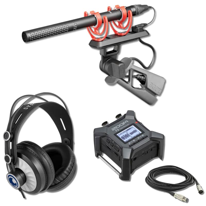 Rode NTG5 Shotgun Condenser Microphone Kit with Zoom F3 | Reverb