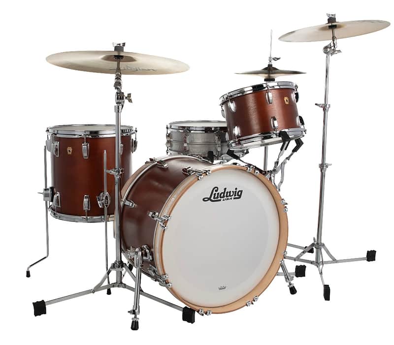 Ludwig Legacy Mahogany Downbeat Outfit 8x12 / 14x14 / 14x20" | Reverb
