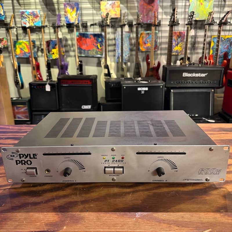 Pyle Pro PT-2400 600W 2-Channel Stereo Amplifier | Reverb