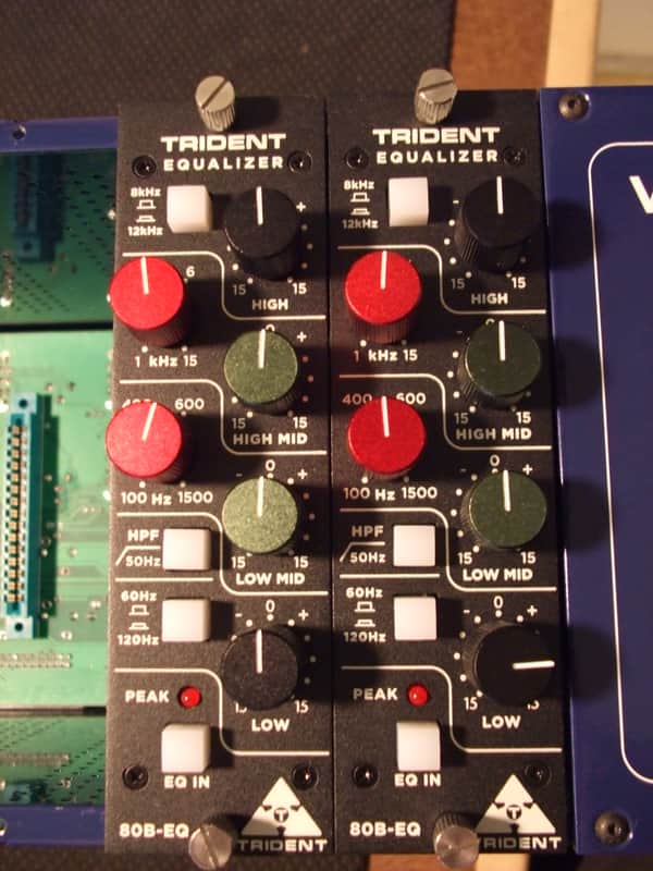 PAIR of Trident 80B EQ 500 Series Equalizer Module 2010s - | Reverb