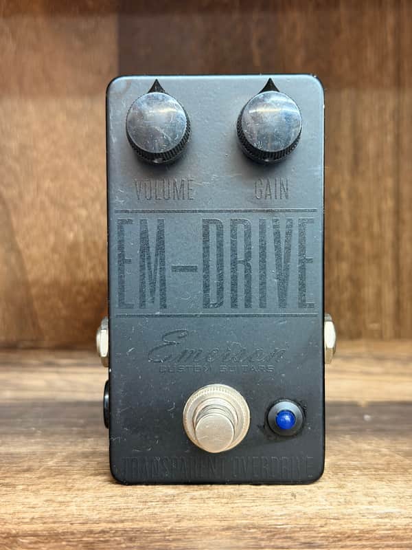 Emerson EM Drive transparent overdrive - Black | Reverb