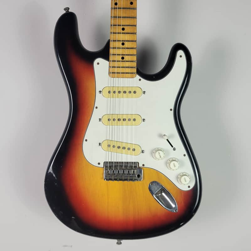 1970's Castilla S-Style Electric Guitar MIJ - Sunburst | Reverb