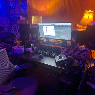 Output Defi Platform Studio Desk, Sidecar and Speaker Stands | Reverb