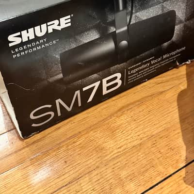 Shure SM7B Cardioid Dynamic Microphone 2001 - Present - Black | Reverb