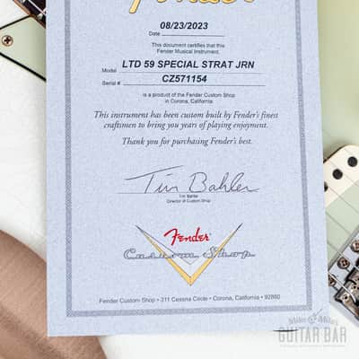 2023 Fender Custom Shop Limited Edition 1959 Special | Reverb